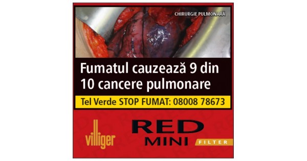 TIGARI DE FOI VILLIGER RED MINI FILTER